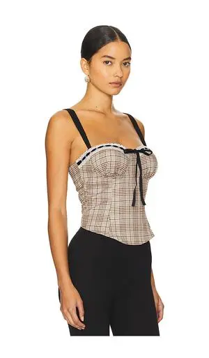 MORE TO COME Flora Corset Top