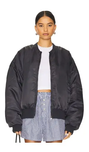 Lioness Essential Bomber Jacket - Dark Slate