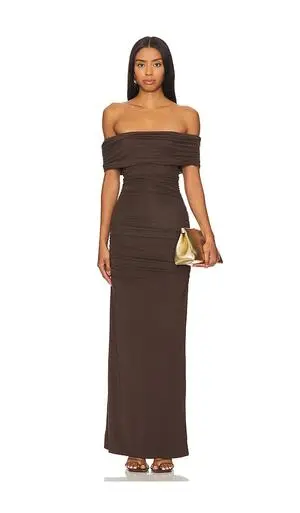 House Of Harlow 1960 X Maxi Dress - Espresso Brown