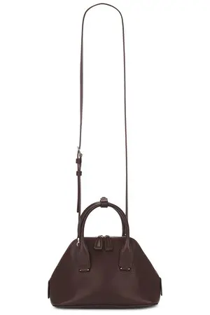 THE ROW Mini Devon Saddle Leather Bag
