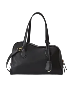 ATP ATELIER ATP Atelier Noale Grained Leather Bowling Bag Black