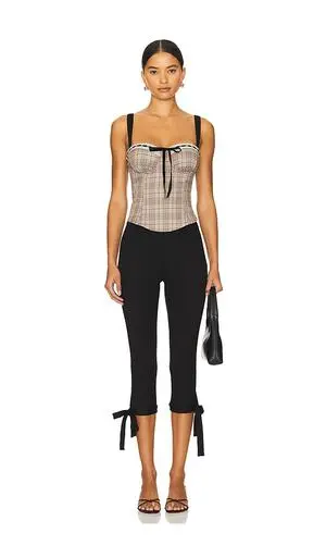 MORE TO COME Flora Corset Top