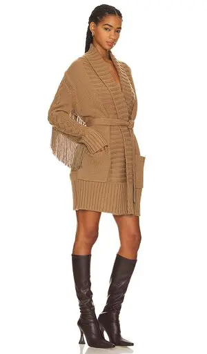 UNDERSTATED LEATHER Midi Rodeo Robe