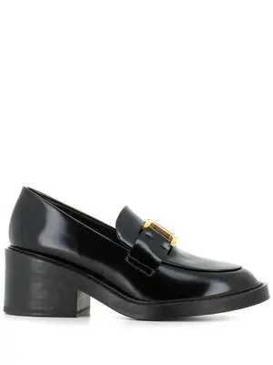Chloé 60mm Buckled Leather Loafers
