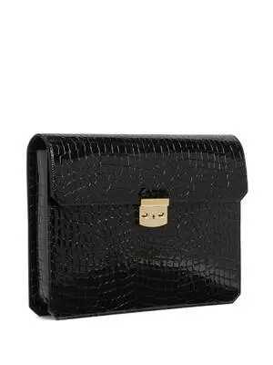 Dsquared2 Crocodile-embossed Clutch