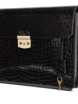 Dsquared2 Crocodile-embossed Clutch