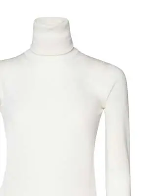 Max Mara Roll-neck Jumper - White
