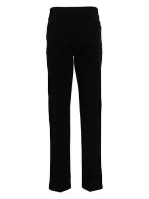 Canali Gabardine Chino Trousers - Blue