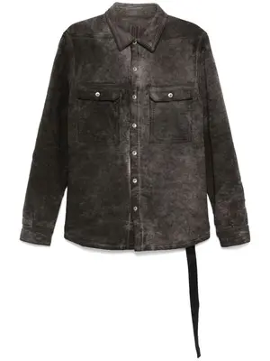 Rick Owens Padded Shirt Jacket - Grey