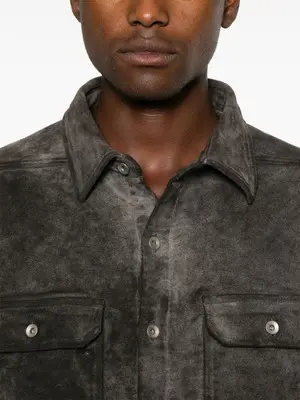Rick Owens Padded Shirt Jacket - Grey