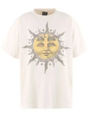 SAINT MXXXXXX X Cactus Plant Flea Market Graphic-print T-shirt - White