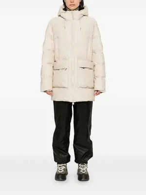 Rains Alta Padded Coat - Neutrals