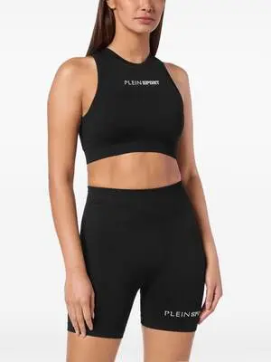 PLEIN SPORT Logo-printed Performance Tank Top