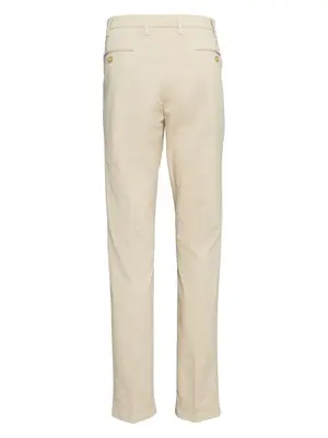 Canali Gabardine Chino Trousers - Neutrals