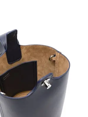Loewe Mini Pebble Bucket Bag - Blue