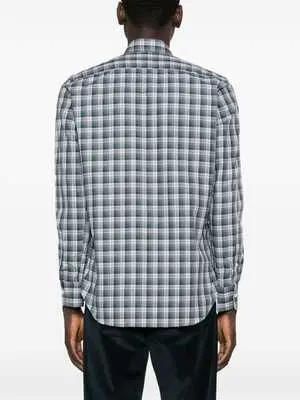 Canali Checked Shirt