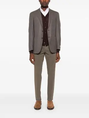 Canali Kei Blazer - Brown