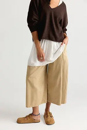 Free People Shoreditch Buckle Mules - Camel Suede