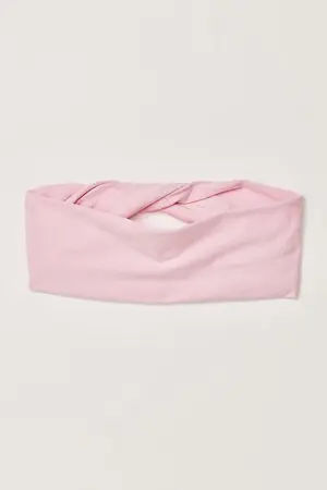 KOOSHOO Organic Twist Headband - Pink Mist