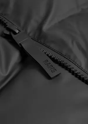 Rains Alta Long Quilted Waterproof Coat