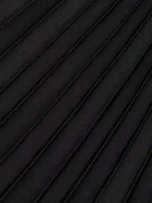 A.L.C. Pleated Strapless Gown