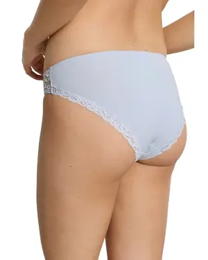 Hanro Moments Lace Bikini - Blue Dove