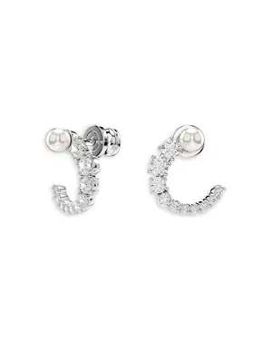 SWAROVSKI Matrix Hoop Earrings