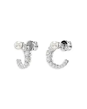 SWAROVSKI Matrix Hoop Earrings