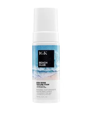 IGK Beach Club High Shine Texture Foam 5 Oz - No Color