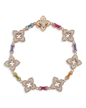 Roberto Coin 18k Yellow Gold Venetian Princess Carnival Bracelet - Multi