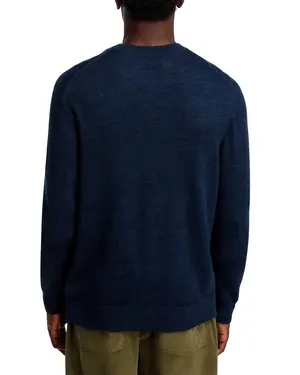 ALEX CRANE Campo Wool Crewneck Sweater - Indigo