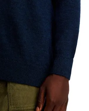 ALEX CRANE Campo Wool Crewneck Sweater - Indigo