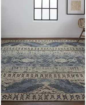 FEIZY Palomar 6572f Area Rug, 2' X 3 - Blue