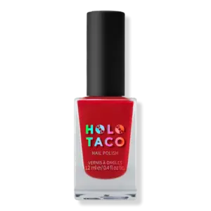 HOLO TACO Creme Nail Polish Left On Red