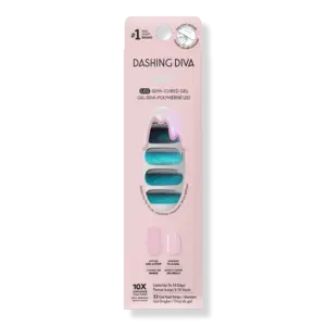 DASHING DIVA Glaze Effect, Semi-cured Gel Nail Strips - Stone Cold