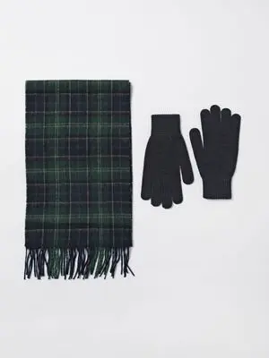 Barbour Scarf And Gloves Set - Navy