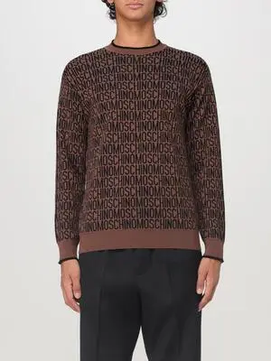 Moschino Monogram Knit Sweater - Brown