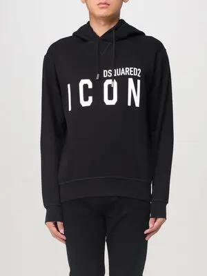 Dsquared2 Cotton Hoodie With Contrast Logo
