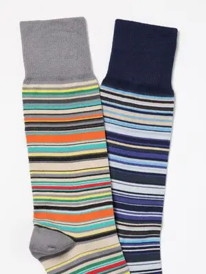 Paul Smith Striped Crew Socks - Fa01