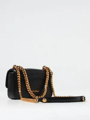 Just Cavalli Mini Bag With Chain Strap - Black
