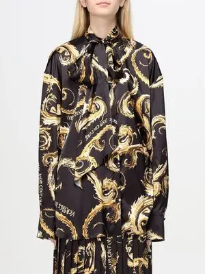 Women's Black Gold Silk Shirts