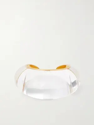 Alaïa Bubble Resin And Gold-tone Cuff