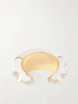 Alaïa Bubble Resin And Gold-tone Cuff