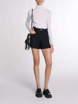 Maje Tweed Shorts
