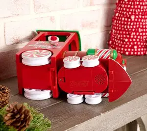Mr. Christmas Animated Vintage Holiday Trainwith Santa - One-Color
