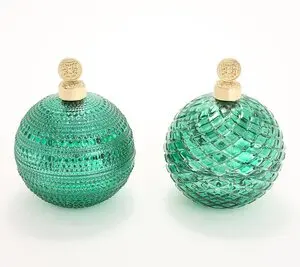 HOMEWORX BY SLATKIN + CO. Homeworx Slatkin + Co Set Of 5oz. Glass Ornament Cndles
