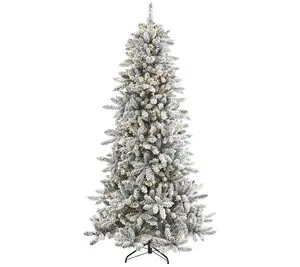 NEARLY NATURAL 7.5' Christmas Tree With Pinecon Es - One-color