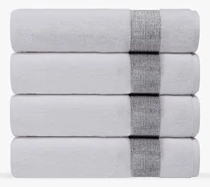 DEPERA HOME Pera 4 Pcs Turkish Hand Towels Set - One-color