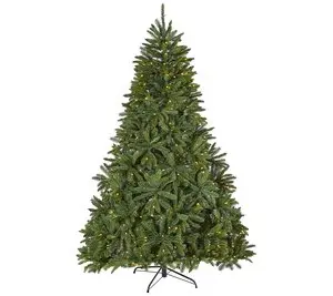 NEARLY NATURAL 7' Sierra Spruce Christmas Tree - One-color