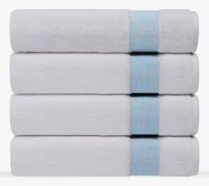DEPERA HOME Pera 4 Pcs Turkish Bath Towels Set - One-color